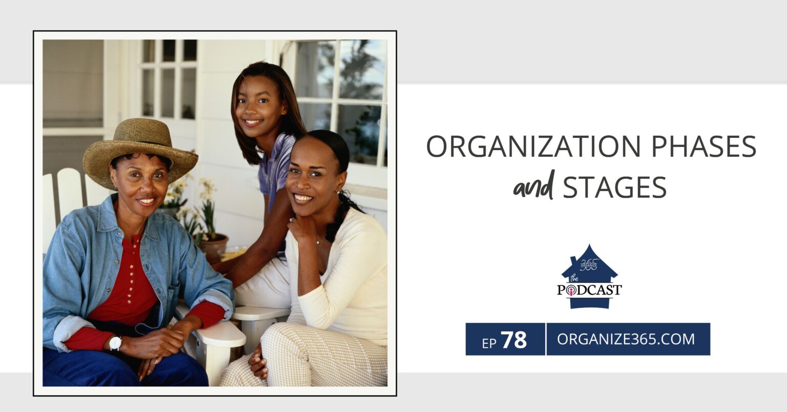 Podcast Episode 78 | Organization Phases & Stages | Organize 365®