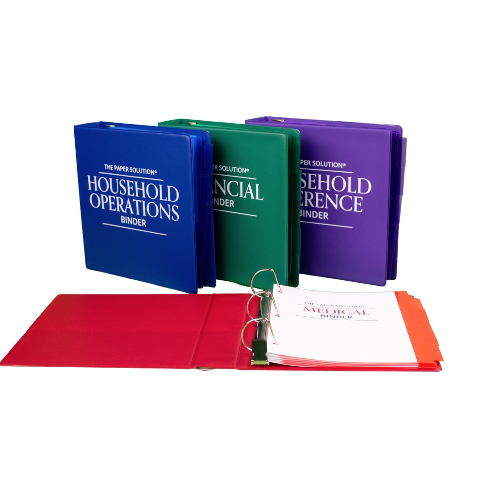 Get The Paper Solution | Our Products For Organizing | Organize365