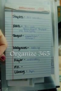 How To Get Your Errand-Running Routine More Organized | Organize365