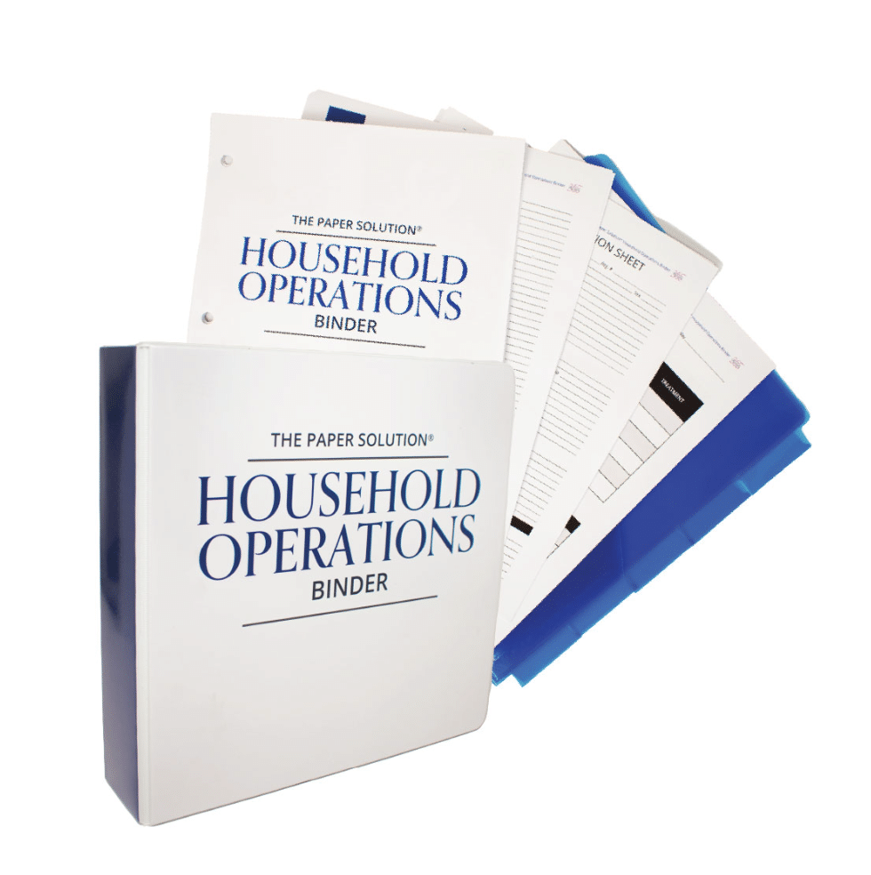 The Household Operations Binder – Organize 365