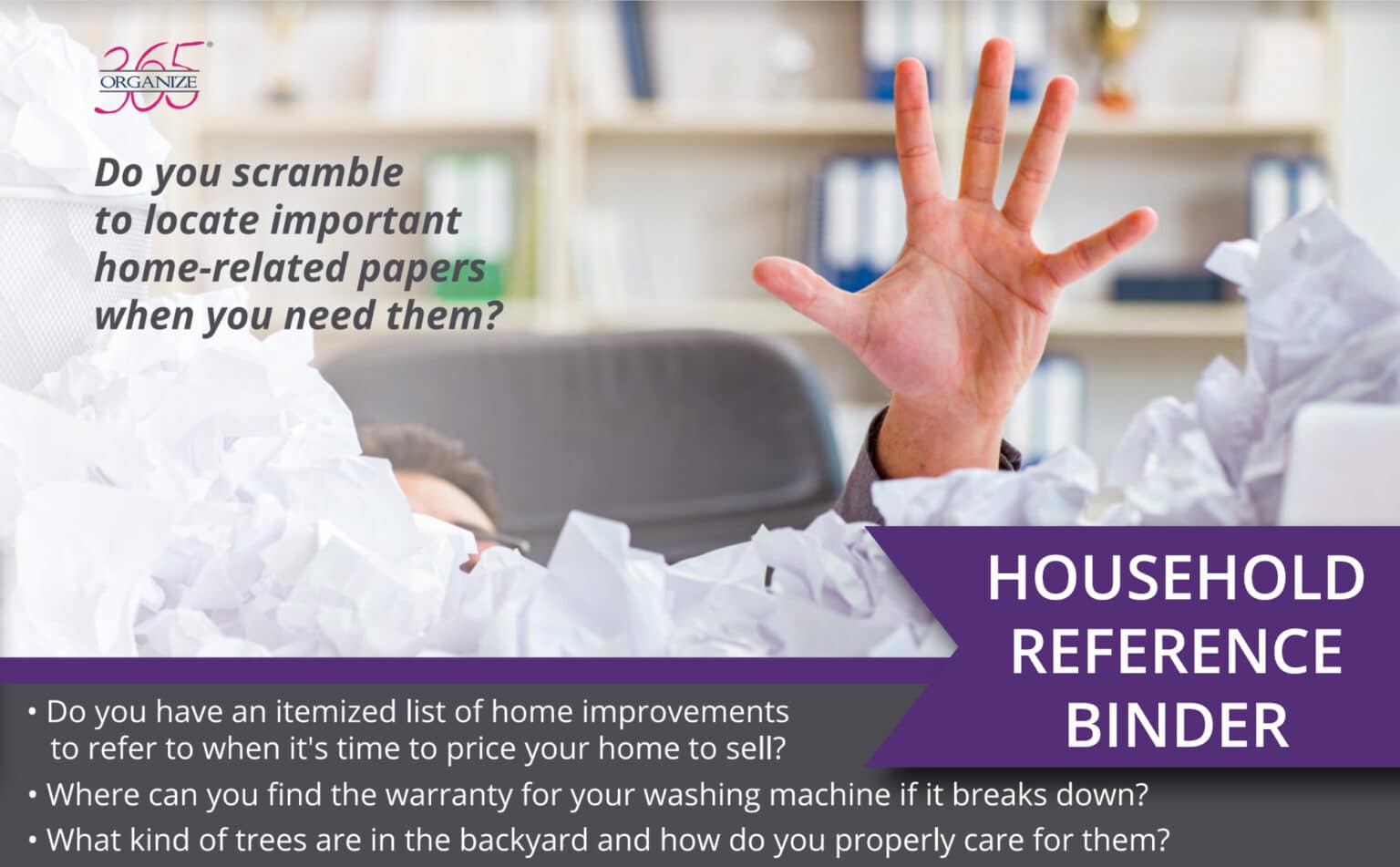 The Household Reference Binder | Organize 365